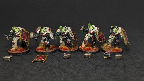 Space Marine Dark Angels Deathwing Terminators - custom weapons | eBay