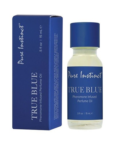 Pure Instinct True Blue Pheromone Perfume Oil w/Dropper - 0.5 oz (15 ml ...