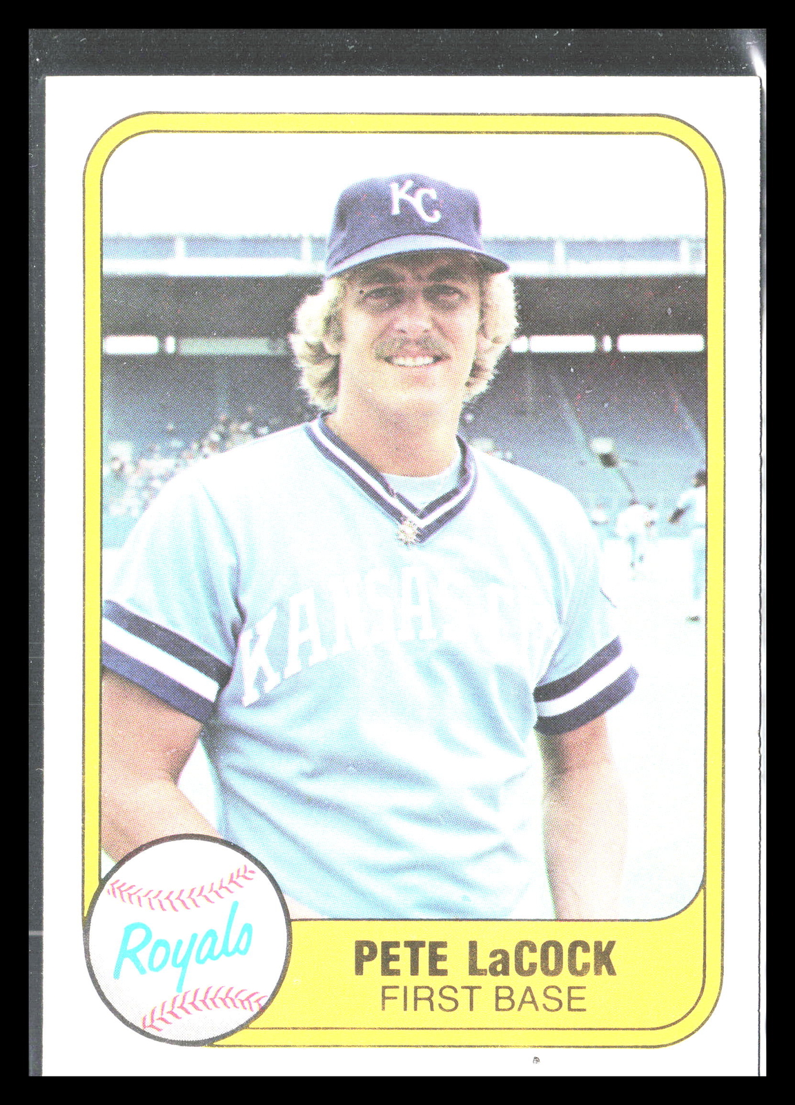 Pete LaCock 1981 Fleer #47 (Kansas City Royals) | eBay