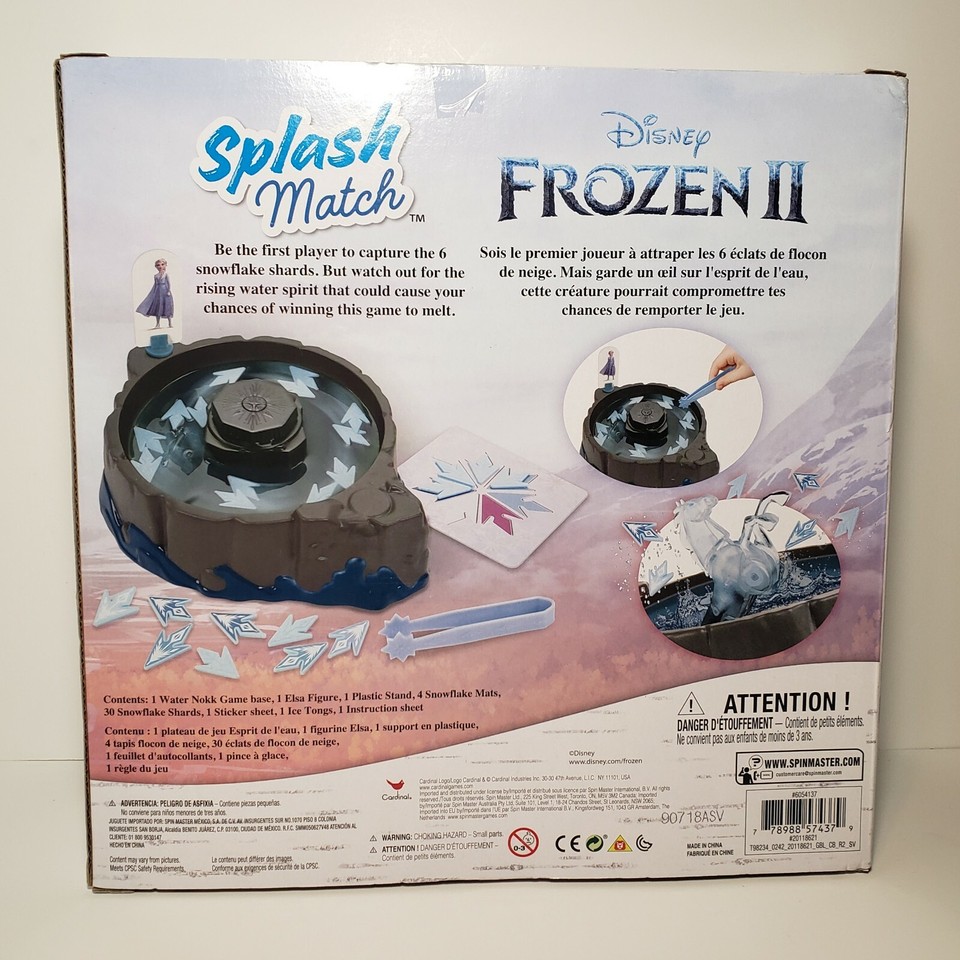 Disney Frozen II Splash Match Game - Snowflake Collecting | eBay