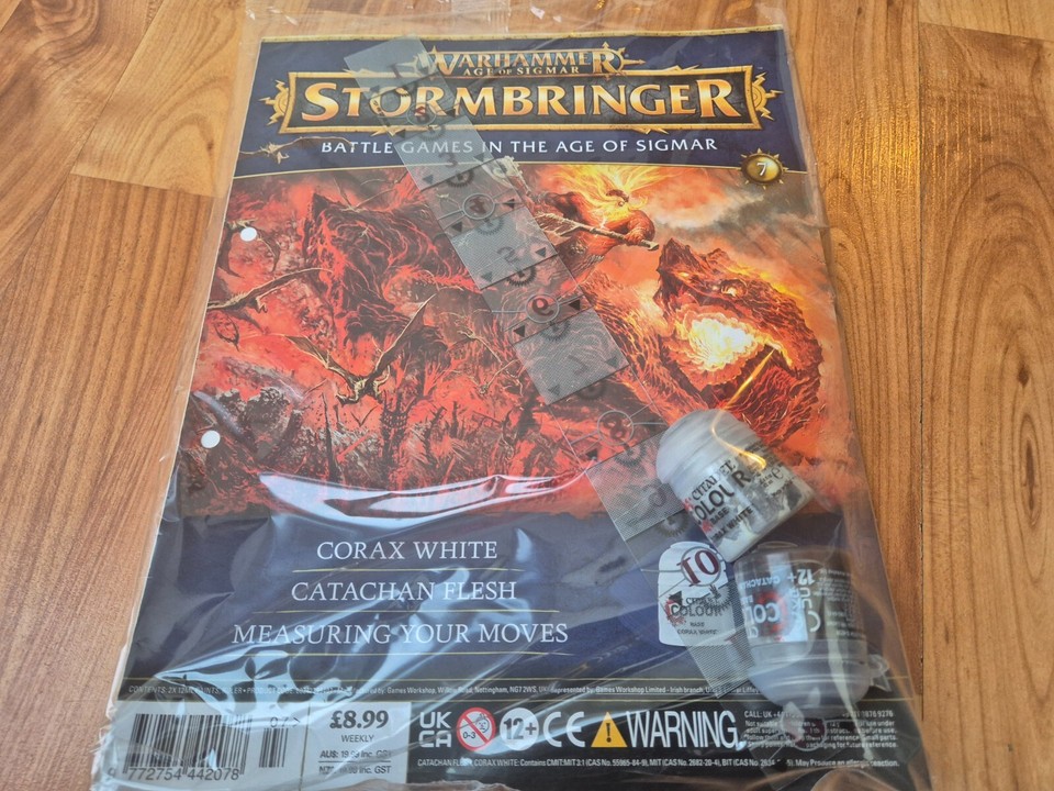 WARHAMMER 40K 40,000 STORMBRINGER ISSUE 7 MODELS & MAGAZINE CORAX WHITE ...