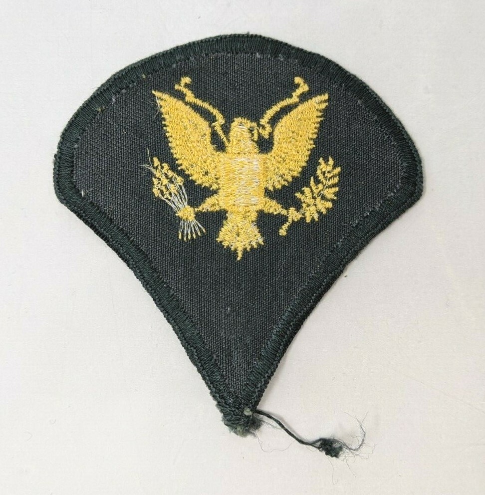 VTG WWII WW2 US Army Specialist Rank E4 Gold Eagle Shoulder Uniform ...