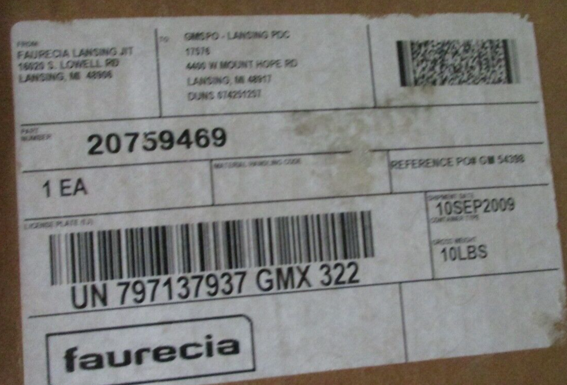 GM 20759469 FRONT SIDE DOOR TRIM ASSEMBLY (UNOPENED) | eBay