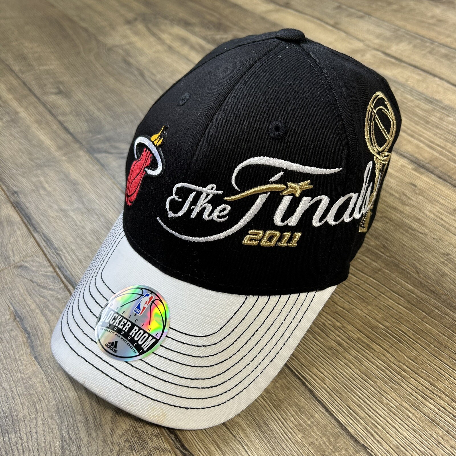 Adidas Miami Heat 2011 NBA Finals Hat OSFA NBA Basketball Cap New | eBay