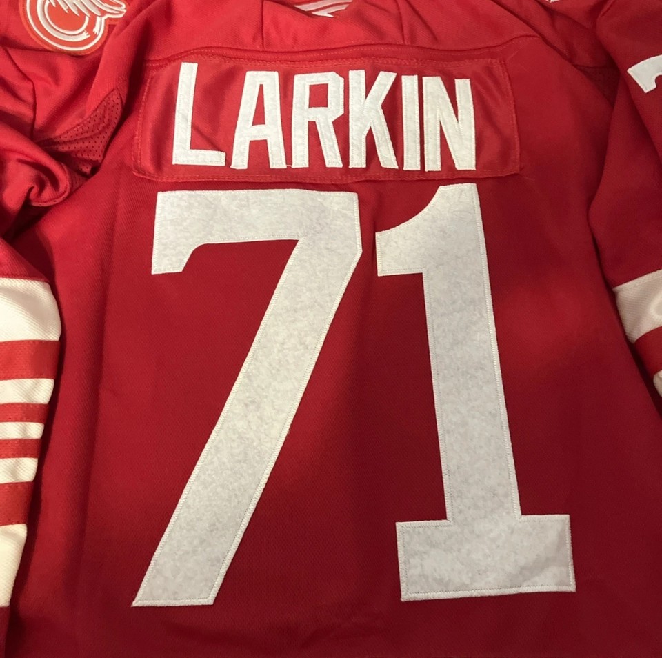 Dylan Larkin #71 Detroit Red Wings 100 Year Centennial Jersey - Size 52 ...