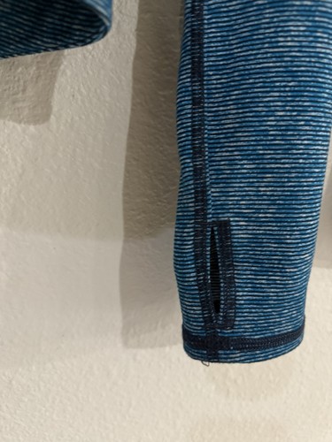 Zella Full Zip Mesh Insert Zipper Pockets Thumb Holes Track Jacket Size ...