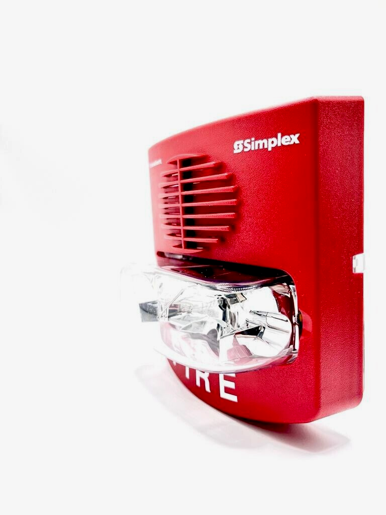 Simplex 4906-9127 Red Wall Horn Strobe Same Day Free Shipping. New | eBay
