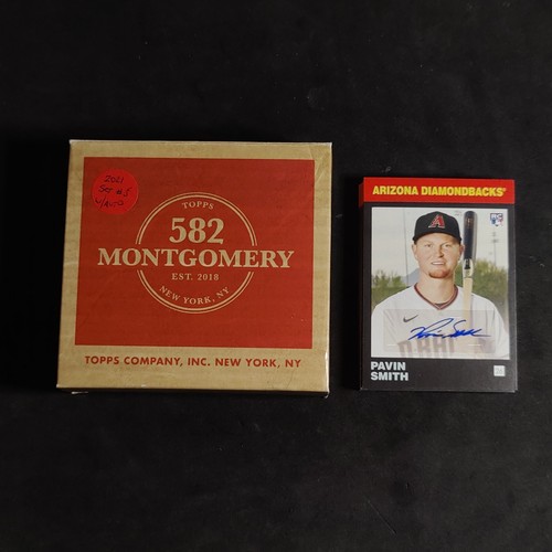 2021 Topps 582 Montgomery Club Complete Set #5 with Pavin Smith ...