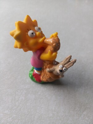 The Simpsons PVC Figure Vintage 1990 Lisa Simpson Saxophone Rabbit ...