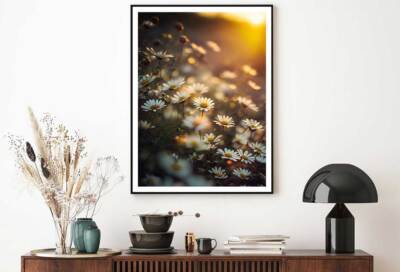 Daisy Field Print Premium Poster High Quality choose sizes | eBay Australia