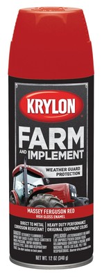 Krylon 1939 Farm & Implement Paints 12oz Gloss MF Red | eBay