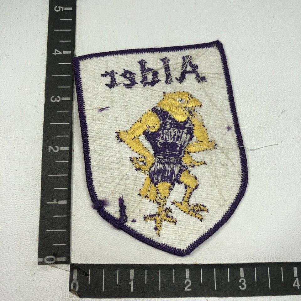 Vtg ALDER FALCONS Crest Patch 09TU | eBay