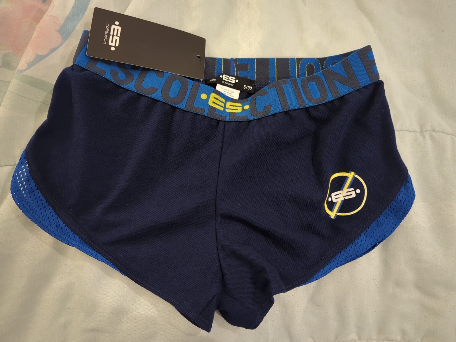 ES Collection Men's Sexy Sixty Rocky Shorts W/ Kangaroo Pouch Navy ...