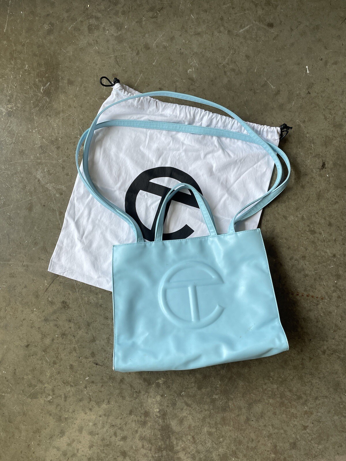 Telfar medium pool blue - Gem