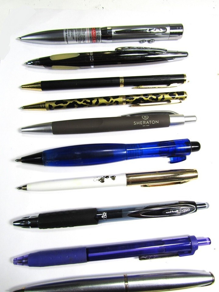 Set of 14 Pens, W/ CROSS PEN & PENCIL, 2 FISHER SPACE PENS, LASER ...