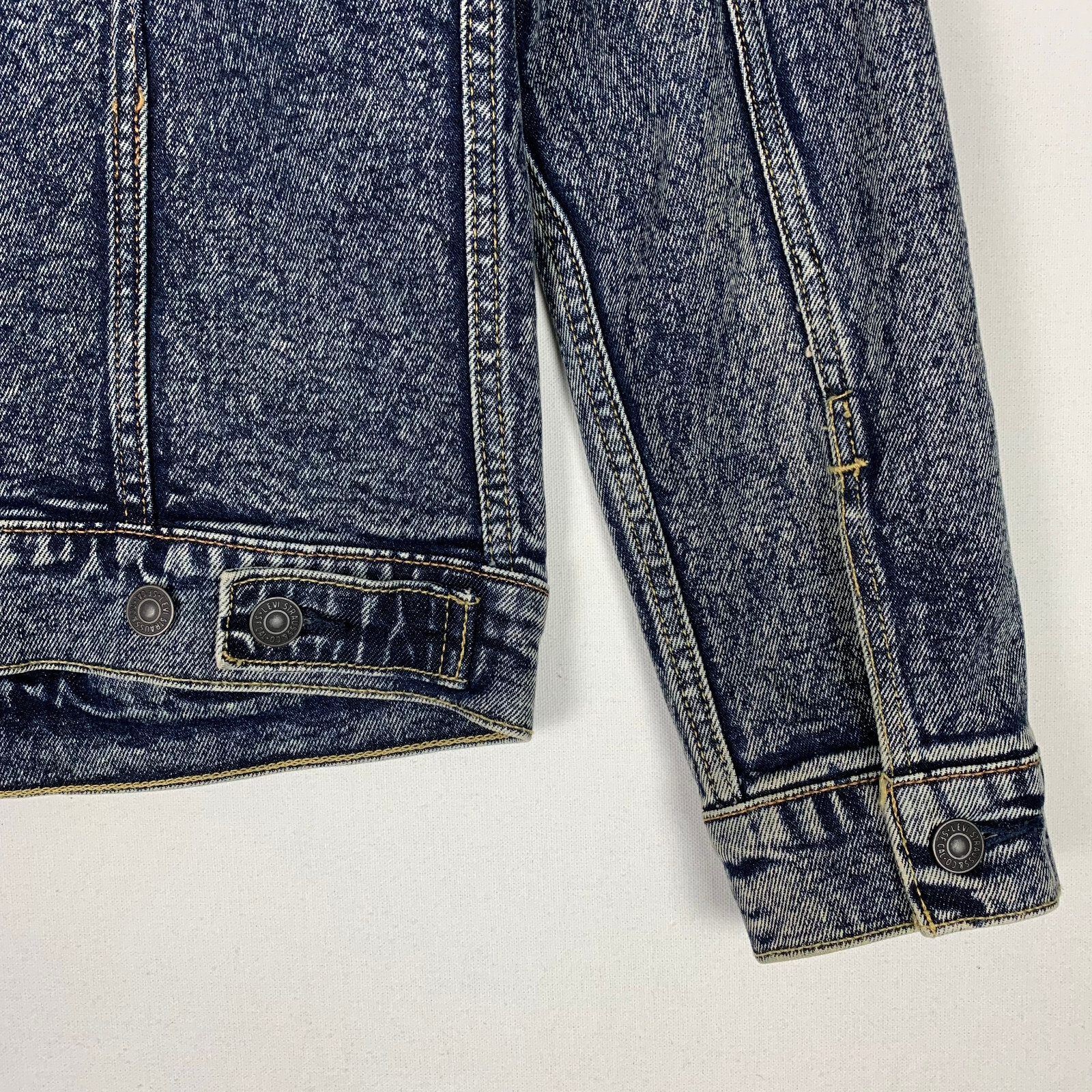 Levi's Acid Wash Denim Jean Jacket Medium - Gem