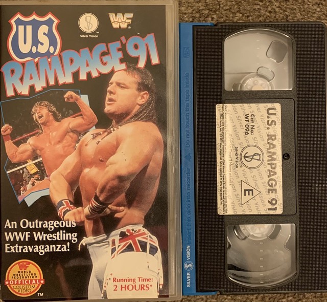 WWF - US Rampage 1991 (VHS, 1992) for sale online | eBay