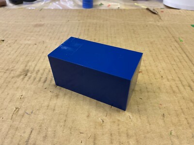 Urethane / Polyurethane Sheet Block Bar Stock 65D - 2" x 2" x 4" - Blue ...