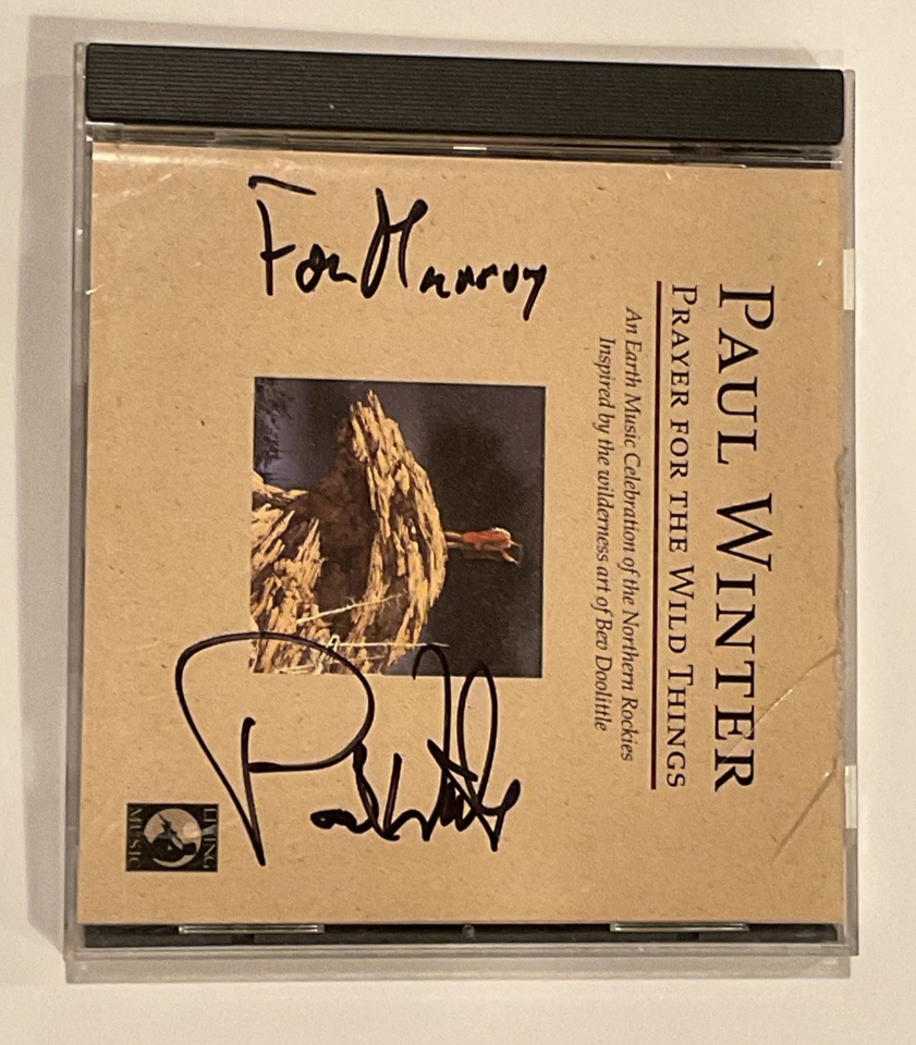 Paul Winter Signed CD Prayer for the Wild Things Vintage Rare Earth ...