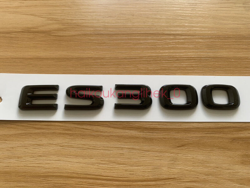 Gloss Black ES300 Number Trunk Letters Badge Emblems Sticker For 08-20 ...