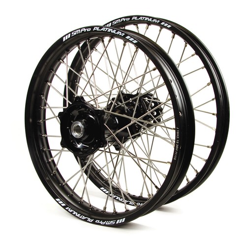KTM 250 SX 2003 - 2012 Wheel Set Black Platinum SNR MX Rims Black Talon ...