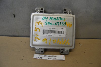 12581598 Chevrolet Malibu 2004 3.5L Engine Control Unit ECU Module 02 ...