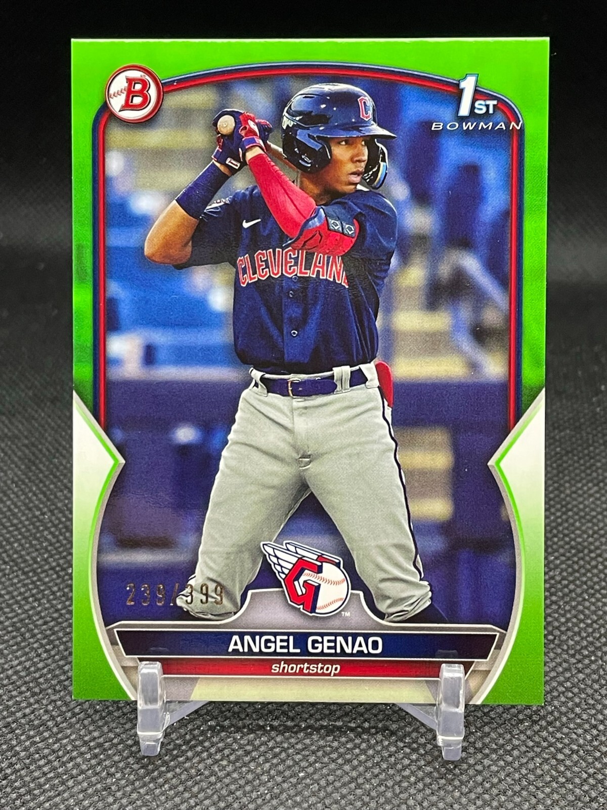 2023 Bowman - Prospects Neon Green #BP-140 Angel Genao /399 (RC) for ...