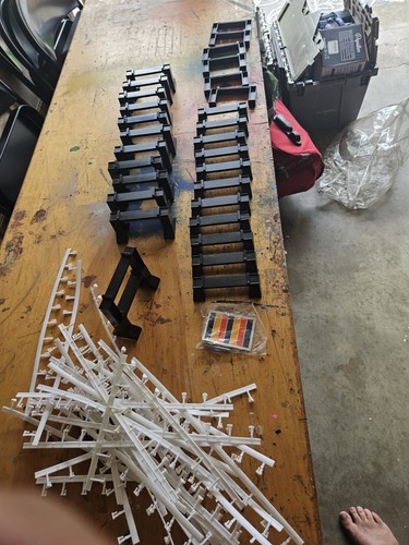 Life-Like Slot Car Track Risers and Bridge Supports 29 Pc. Mix LOT ...
