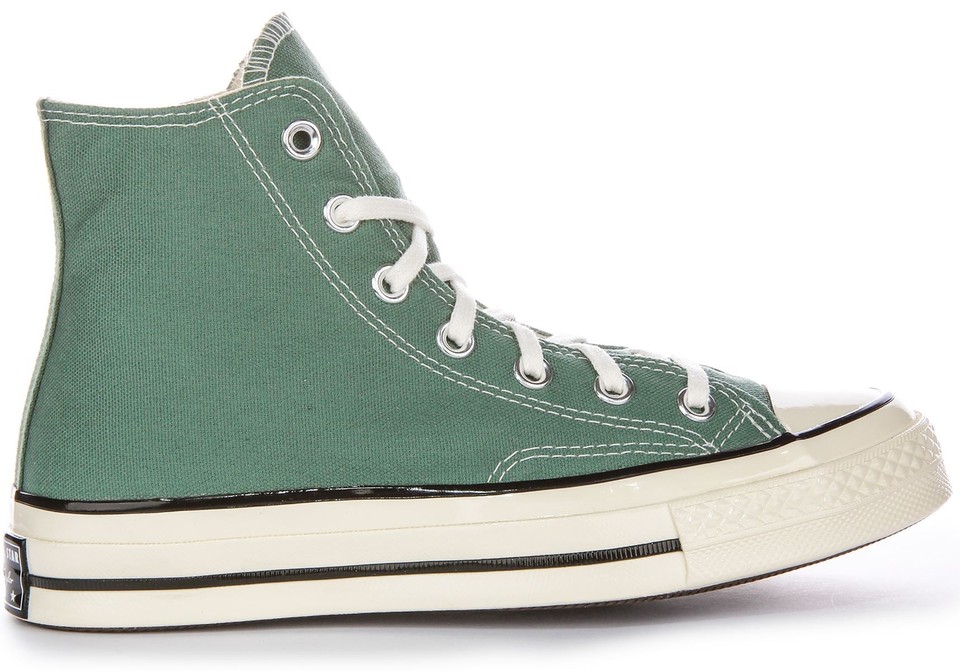 Converse A06521C Chuck 70 Vintage Lace Up Mens Trainer In Green UK 7 ...