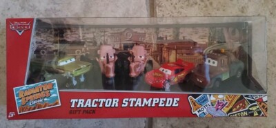 Disney Cars 5 Pack Radiator Springs Classics TRACTOR STAMPEDE Gift Pack ...