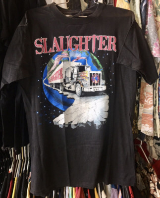 Slaughter Band Gift For Friends Black T-Shirt Cotton All Size RM1123 | eBay