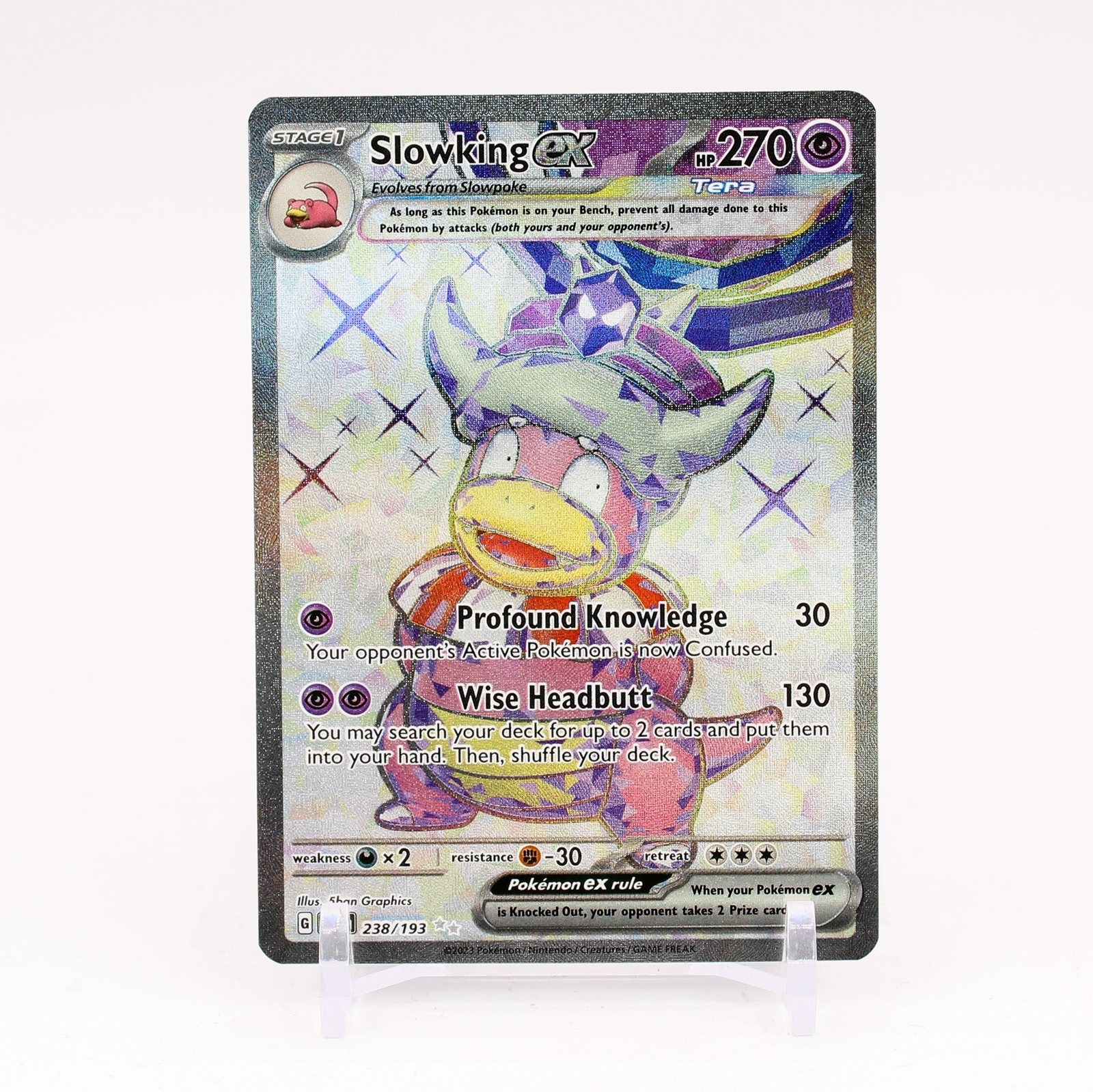 Slowking ex - 238/193 Paldea Evolved FULL ART Pokemon - NM/MINT | eBay