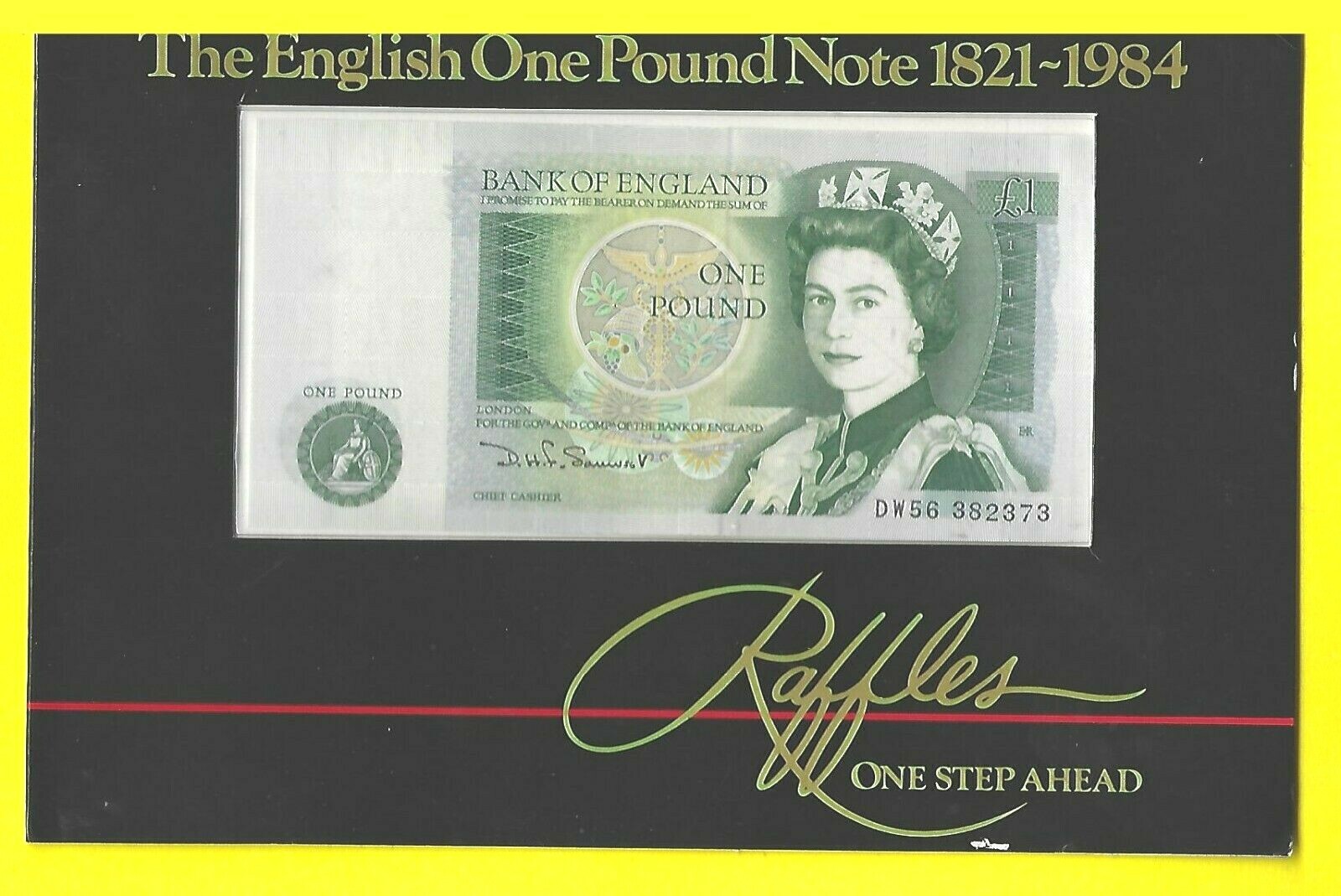 £1 One Pound Banknote Last type Isaac Newton in card Packs Raffles etc ...