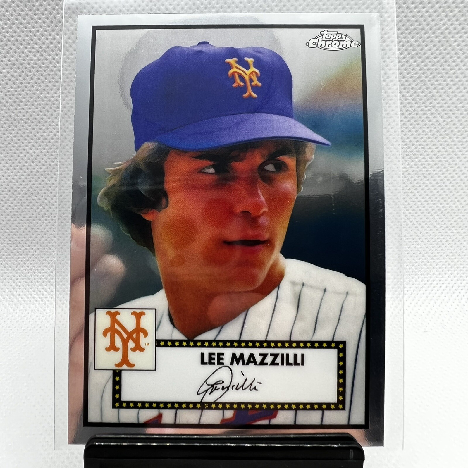 LEE MAZZILLI 2021 TOPPS CHROME PLATINUM ANNIVERSARY BASE #596 METS | eBay