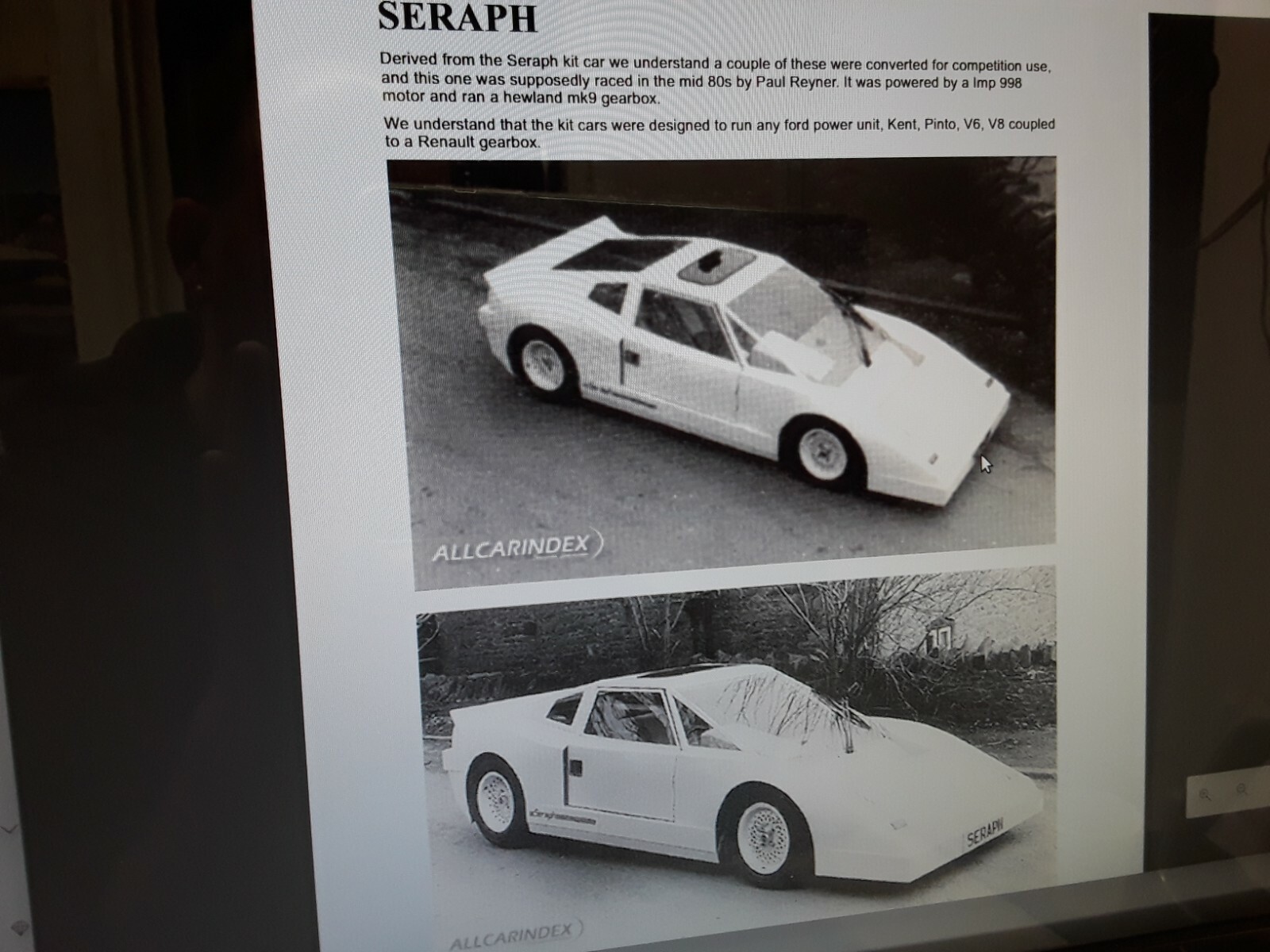 KIT.CAR.SERAPH.WESTFIELD.LOTUS.TRACK.RACE.EX RACE.SPACE.FRAME.PROJECT ...