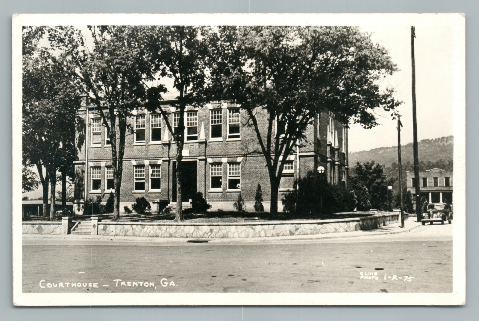 Dade County Court House TRENTON Georgia RPPC Vintage Cline Photo 1940s ...