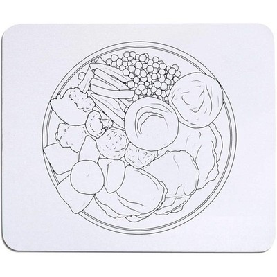 'Roast Dinner Plate' Mouse Mat / Desk Pad (MO00032444) | eBay