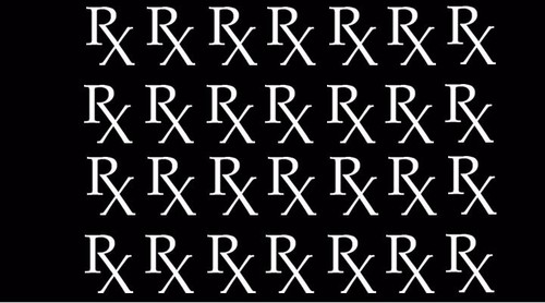 Lot Pack of 28 RX Small Pack Medical Vinyl Decal Stickers Model ...