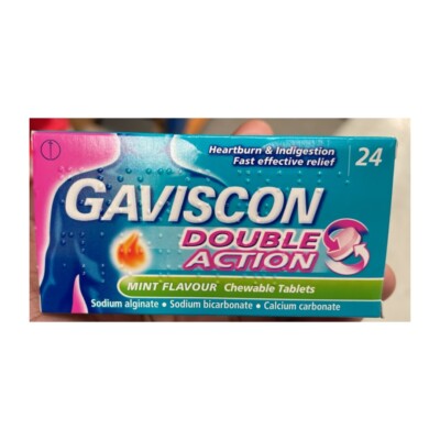 GAVISCON Double Action Tablets 24CT | eBay