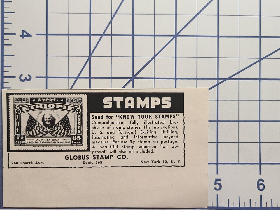 Globus Stamp Co. Booklet Know Your Stamps U. S. Foreign Vintage Print ...