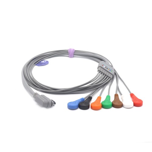 GE-SEER Light 16P 2008594-004 Holter ECG Cable Compatible 7leads AHA ...