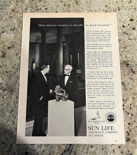 1967 Sun Life Assurance SunLife Of Canada Insurance Print Ad Original ...