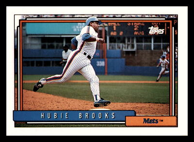 1992 Topps Hubie Brooks New York Mets #457 Centered Mint | eBay
