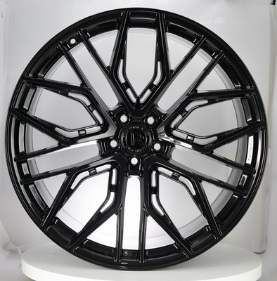 GWG RF1 22 inch Gloss Black Rims fits MERCEDES R350 BLUE TEC 2009 ...