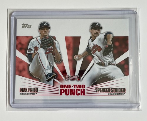 2023 Topps Series 1 - One-Two Punch #12P-25 Max Fried, Spencer Strider ...