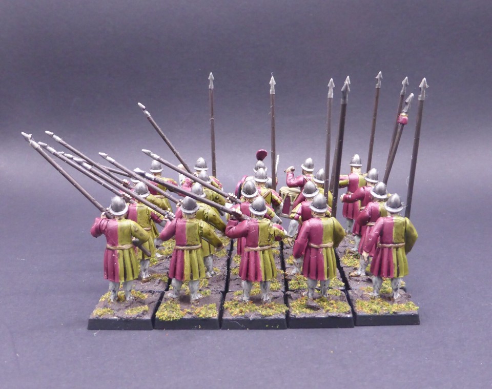 20 Renaissance Infantry Fantasy Historical Miniatures 28mm Painted ...