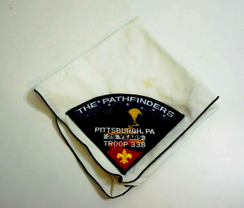 Vintage Boy Scout Neckerchief ~ THE PATHFINDER Pittsburg, PA 25 Years ...