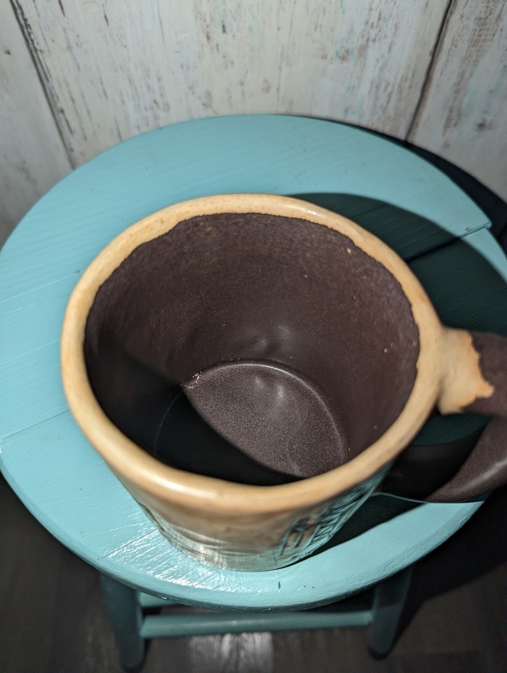 Mara Mug Art Pottery Mexico Yei Figures 16oz Large Hand Made Coffee Cup ...