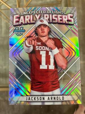 JACKSON ARNOLD 2023 Bowman Chrome U Early Risers SP RC #ER-8 Oklahoma ...