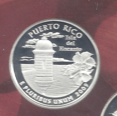 2009 S Silver Proof U.S. PUERTO RICO Quarter - 90% Silver | eBay